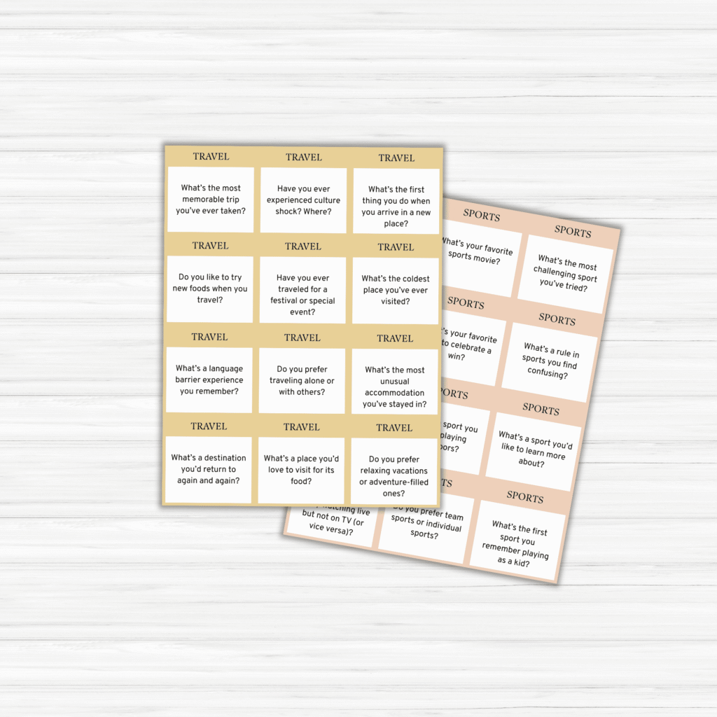 Conversation Cards Bundle PLR – Snazzy Designs PLR